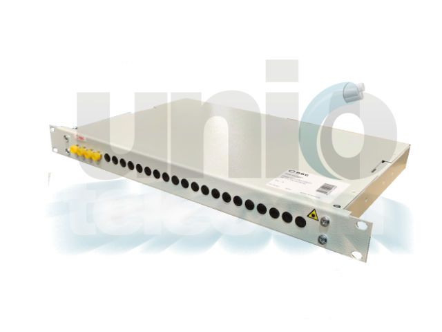 NBG 19" FO Patch panel 64 MP FC-PC rendező 4 toldó + 4 pigtail | Unio ...
